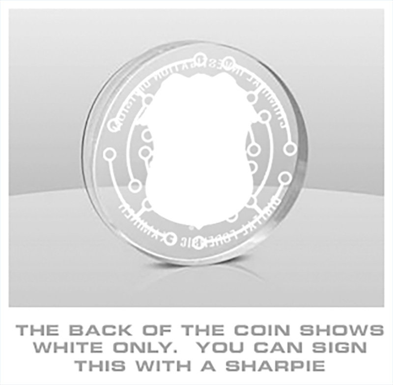 CID DFE Tentiskull Emblem Clear Acrylic High-detail 2 Challenge Coins ...