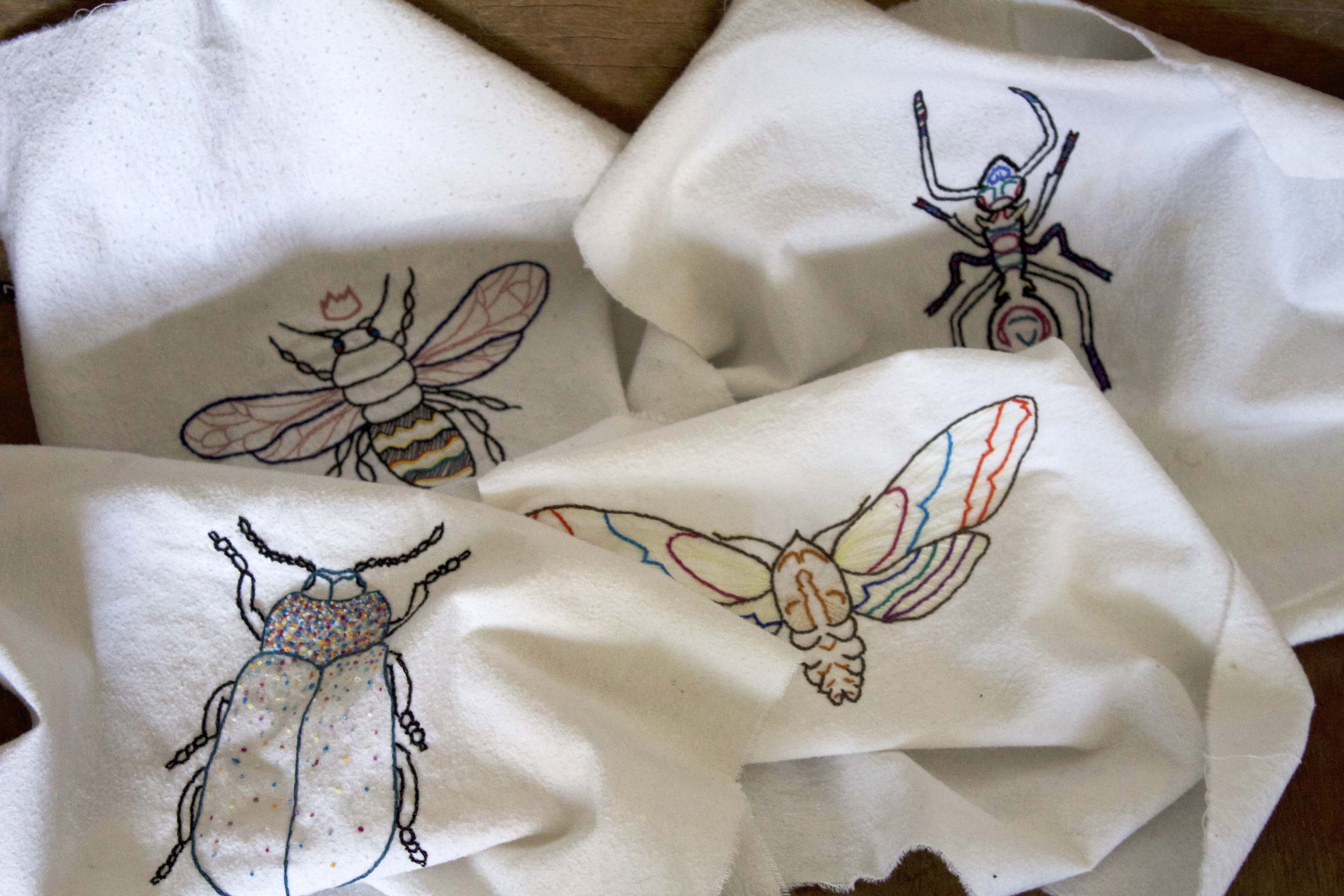 Scarab Beetle - Hand Embroidered Hoop Wall Art Insects - Etsy