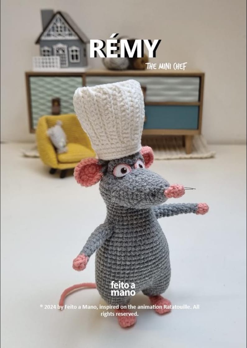 Mini Rat Chef | Amigurumi Pattern - Etsy