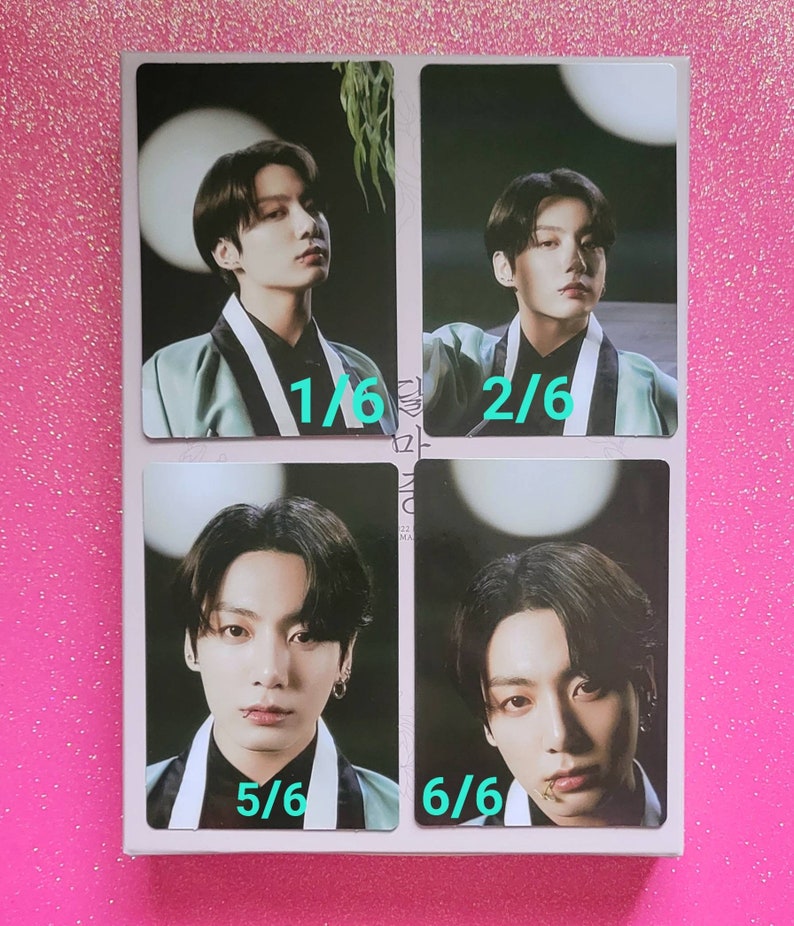 BTS OFFICIAL 2022 Dalmajung Mini Photocards - Etsy