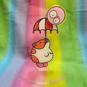 Spinning Kirby Rick Umbrella Power Acrylic Standee - Etsy
