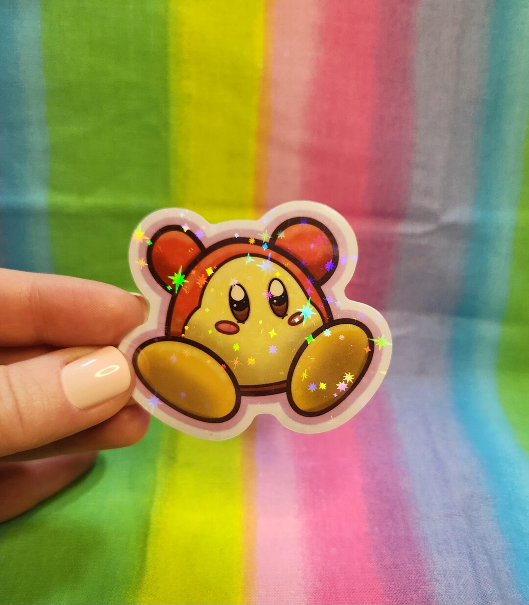 Waddle Dee Holographic Vinyl Sticker - Etsy