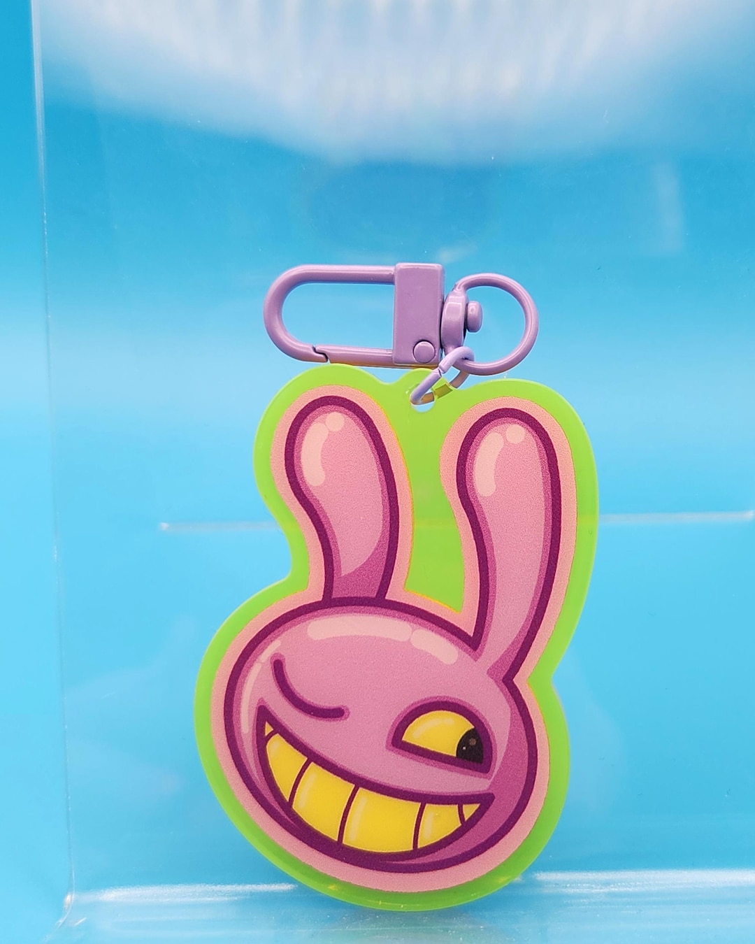 Winking Jax Head Acrylic Keychain - Etsy