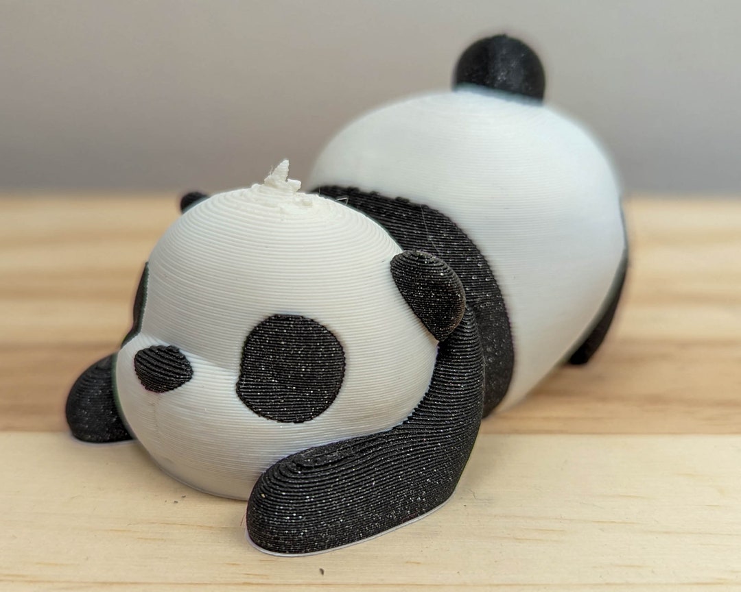 Dual Color 3D Printed Panda - Etsy