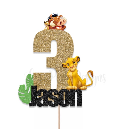Printable LION KING Centerpieces Lion King Cake Topper Lion | Etsy