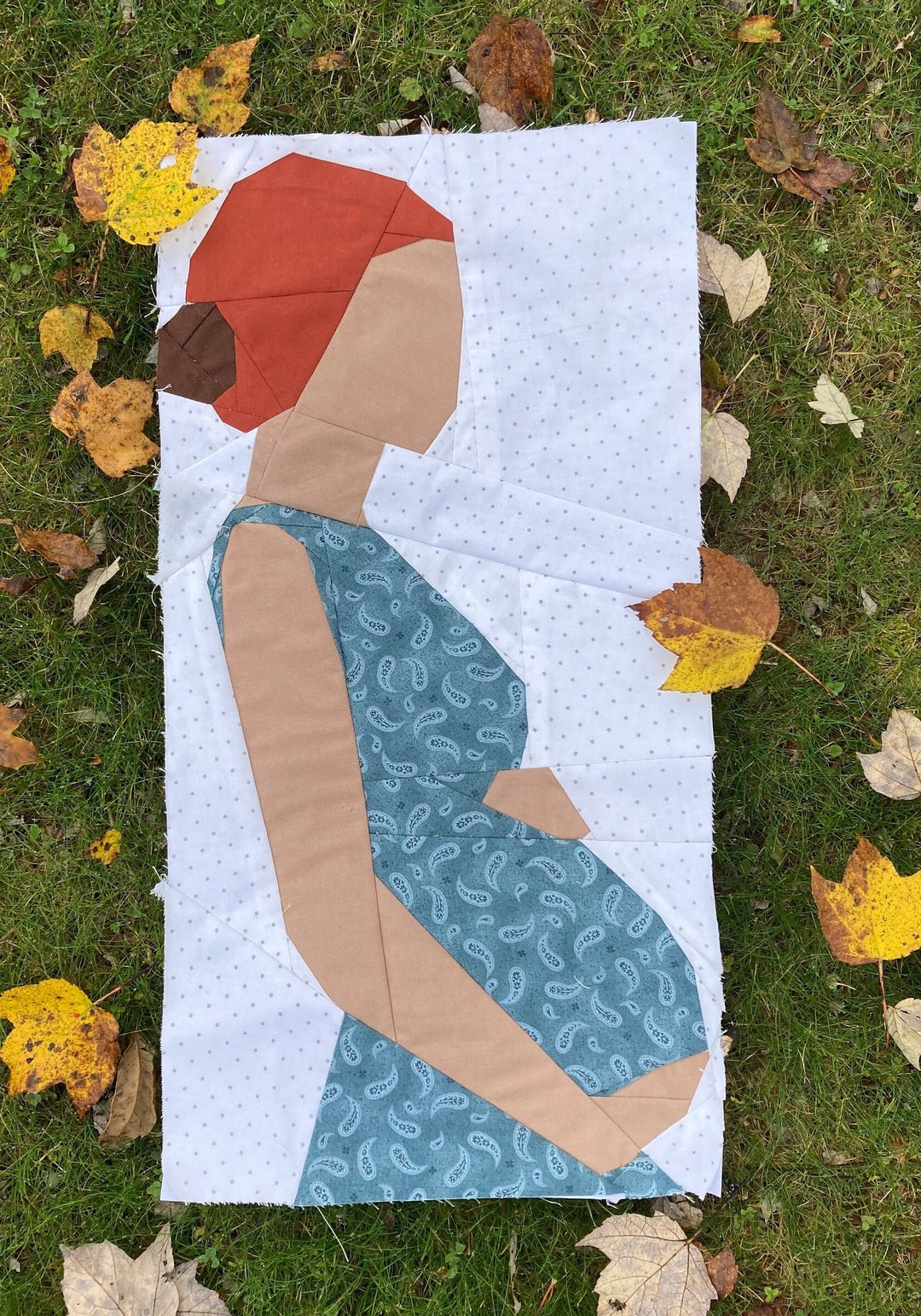 Pregnant Mama FPP Pattern, Mom Foundation Paper Piecing Pattern, Mom ...