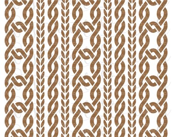 Knitted stencil | Etsy