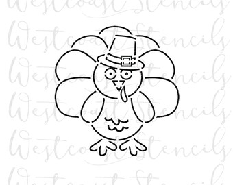 Turkey stencil | Etsy