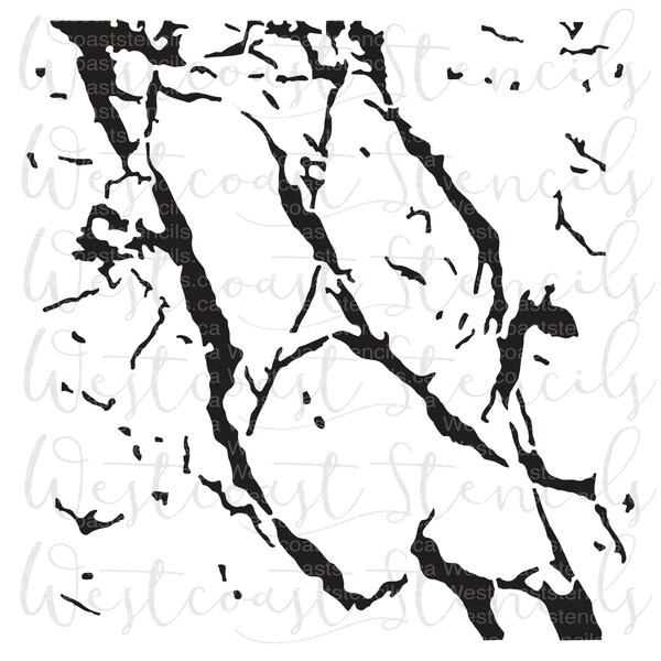 Marble Stencil - Etsy