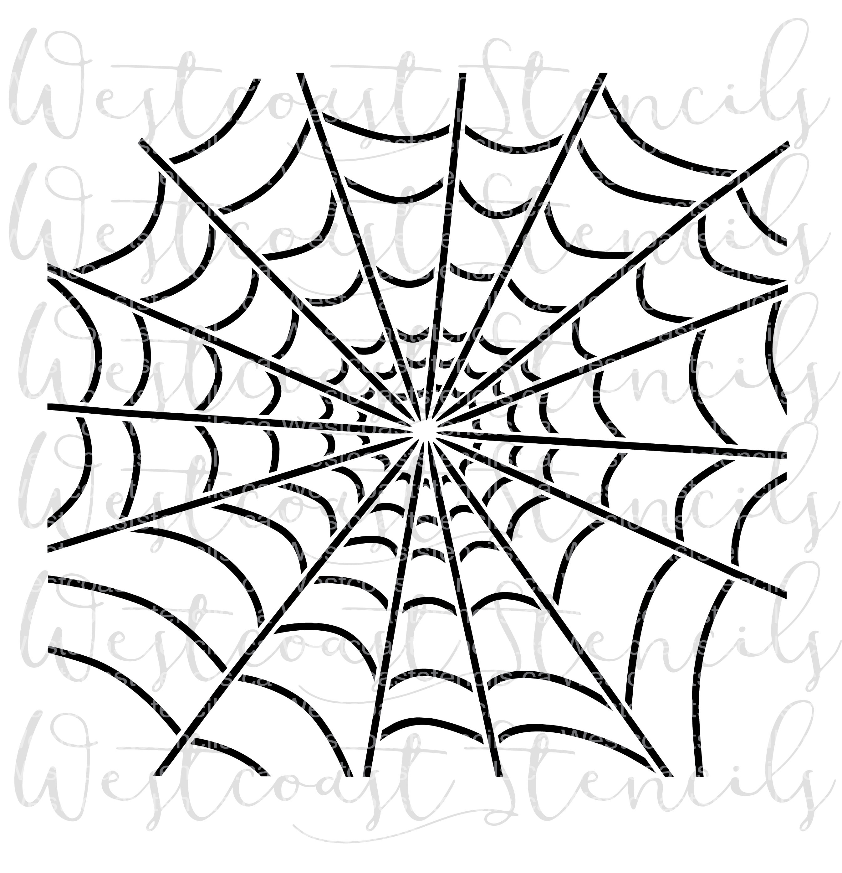 Spider Web Stencil