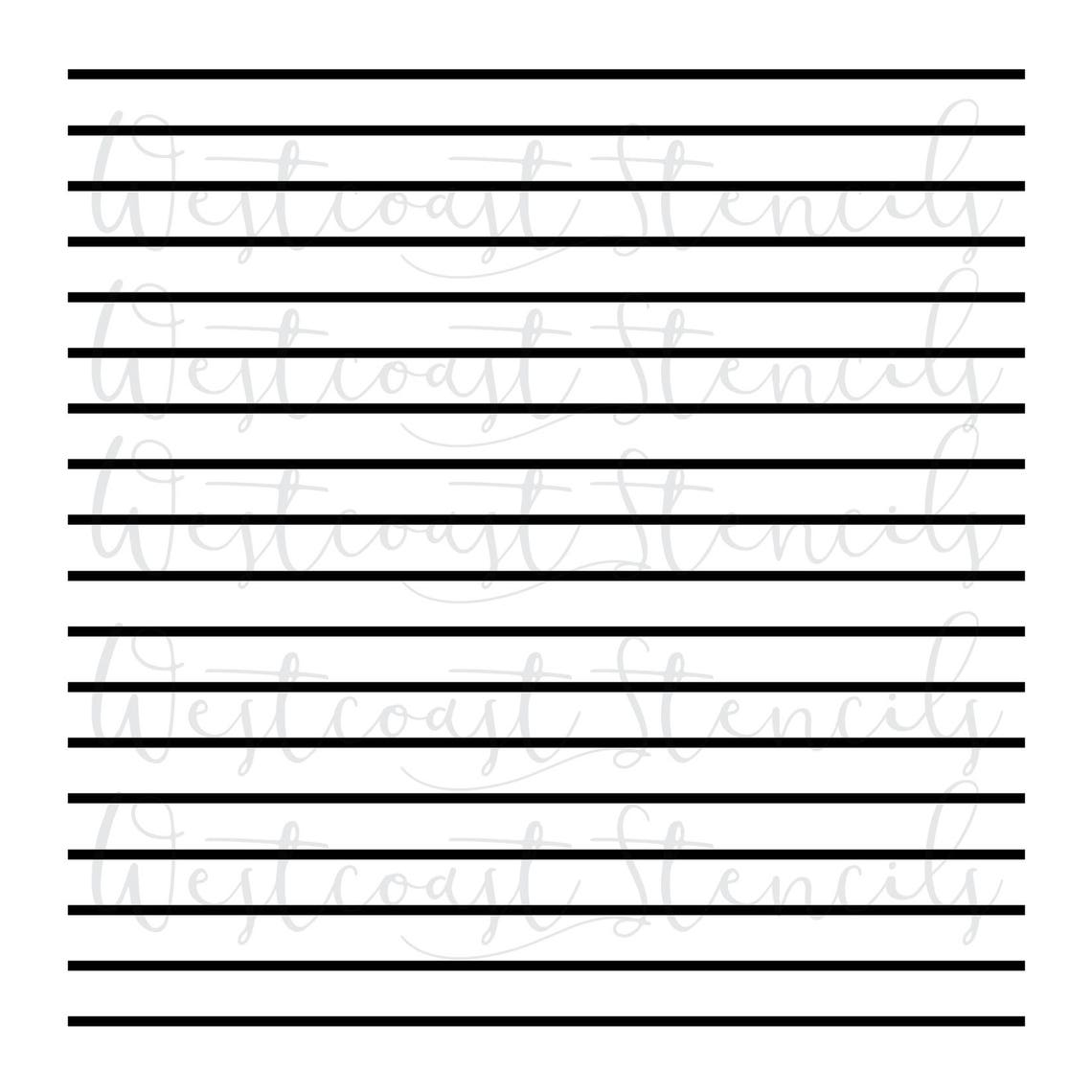 Pinstripe Stencil Stripes Cookie Stencil - Etsy