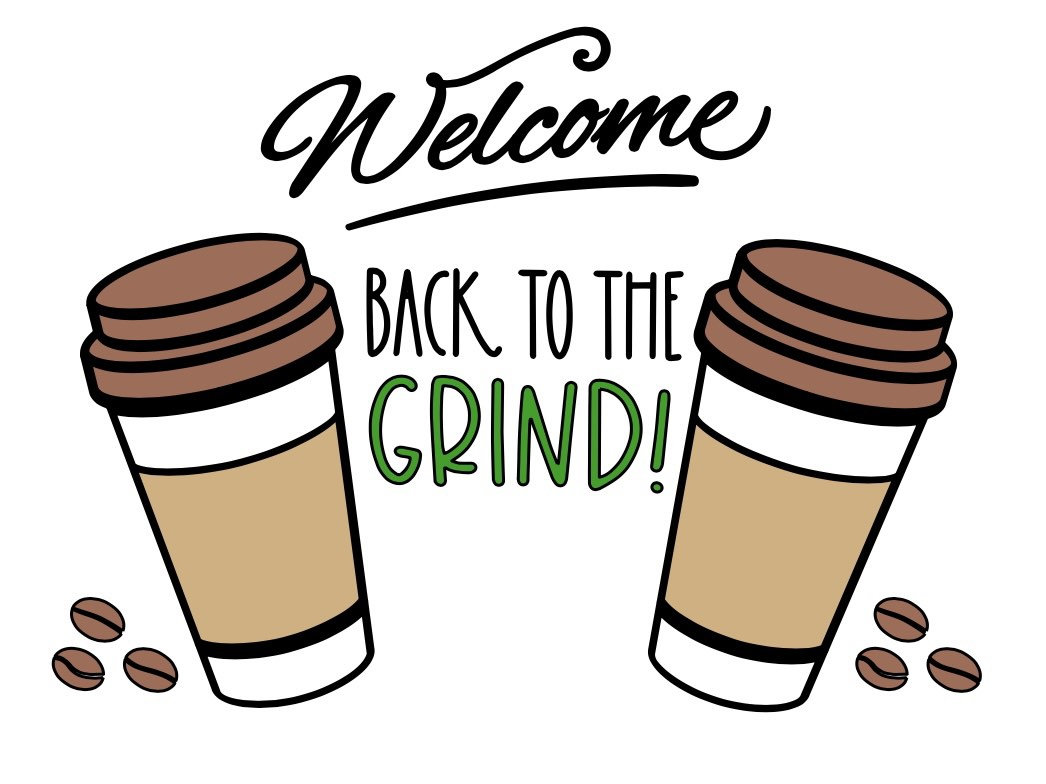 Welcome Back to the Grind Coffee Bulletin Set for School - Etsy