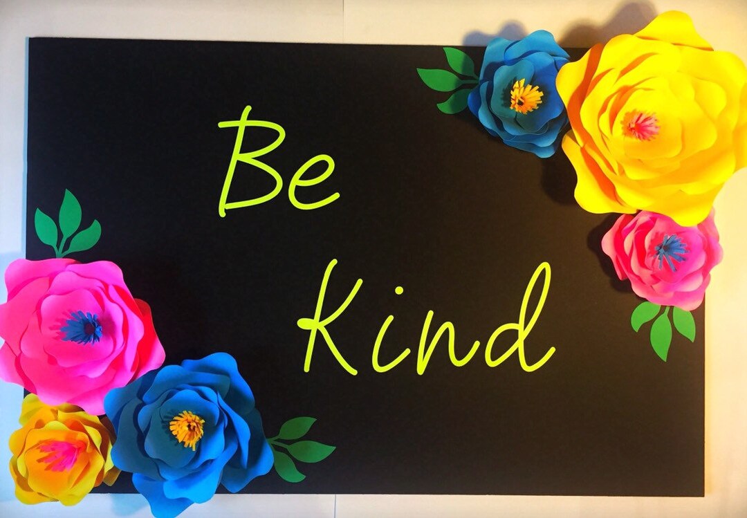 Be Kind Bulletin Board Classroom Decor for School, Church, or Home - Etsy