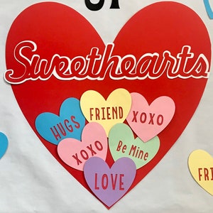 We’re a Bunch of Sweethearts Valentine Bulletin Board Set for School ...