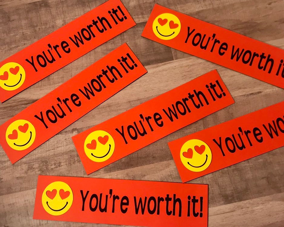 Smiley Face Bookmarks for Students, Friends, or Family (set of Twelve ...
