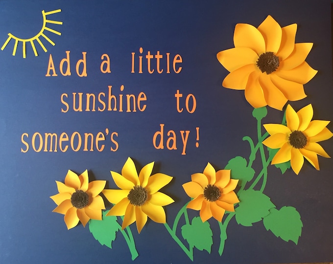Sunflower Bulletin Board Set for School, Church, or Home - Etsy