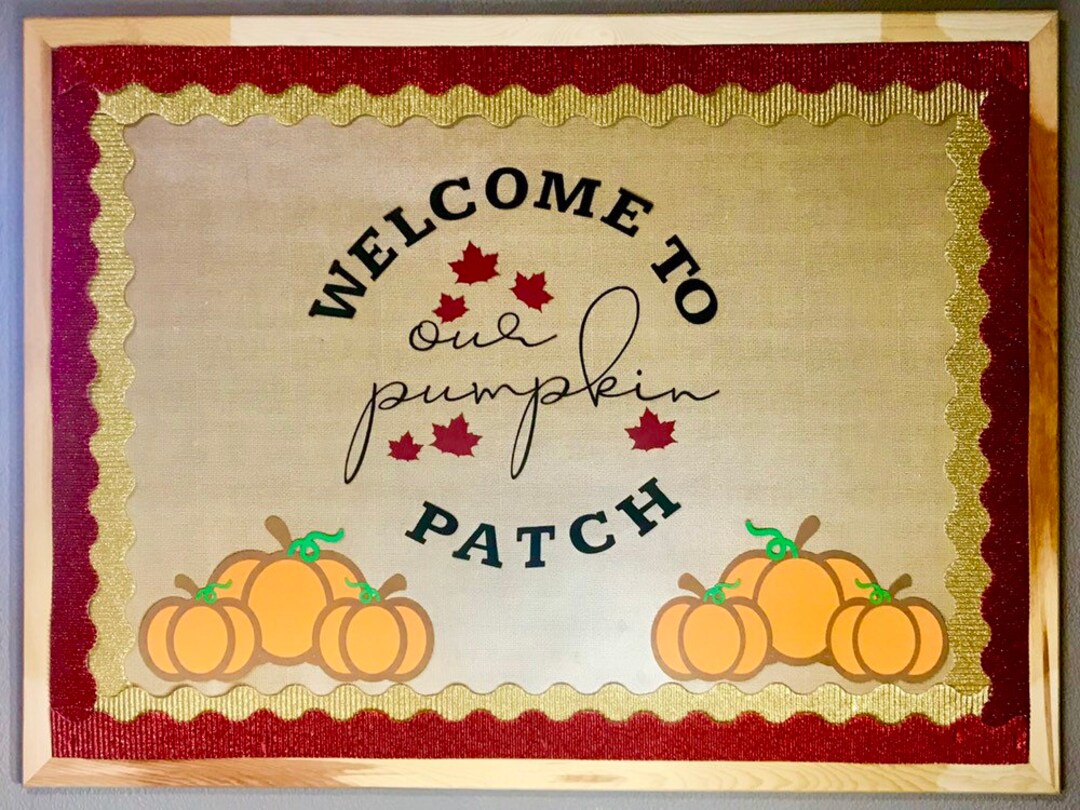 Pumpkin Patch Bulletin Board Set for School, Home, or Church - Etsy