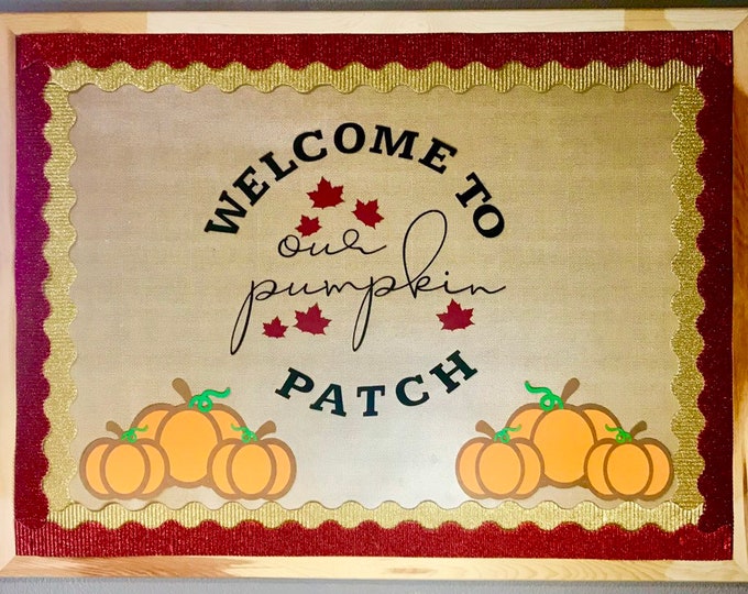 Pumpkin Patch Bulletin Board Set for School, Home, or Church - Etsy