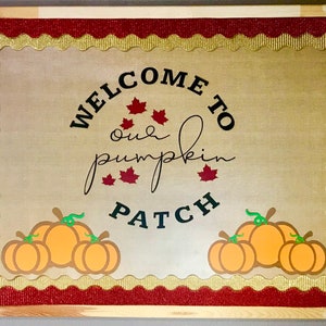 Pumpkin Patch Bulletin Board Set for School, Home, or Church - Etsy