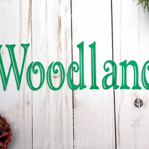 WOODLAND Font Alphabet Die Cut Letters Bulletin Board Set for School ...