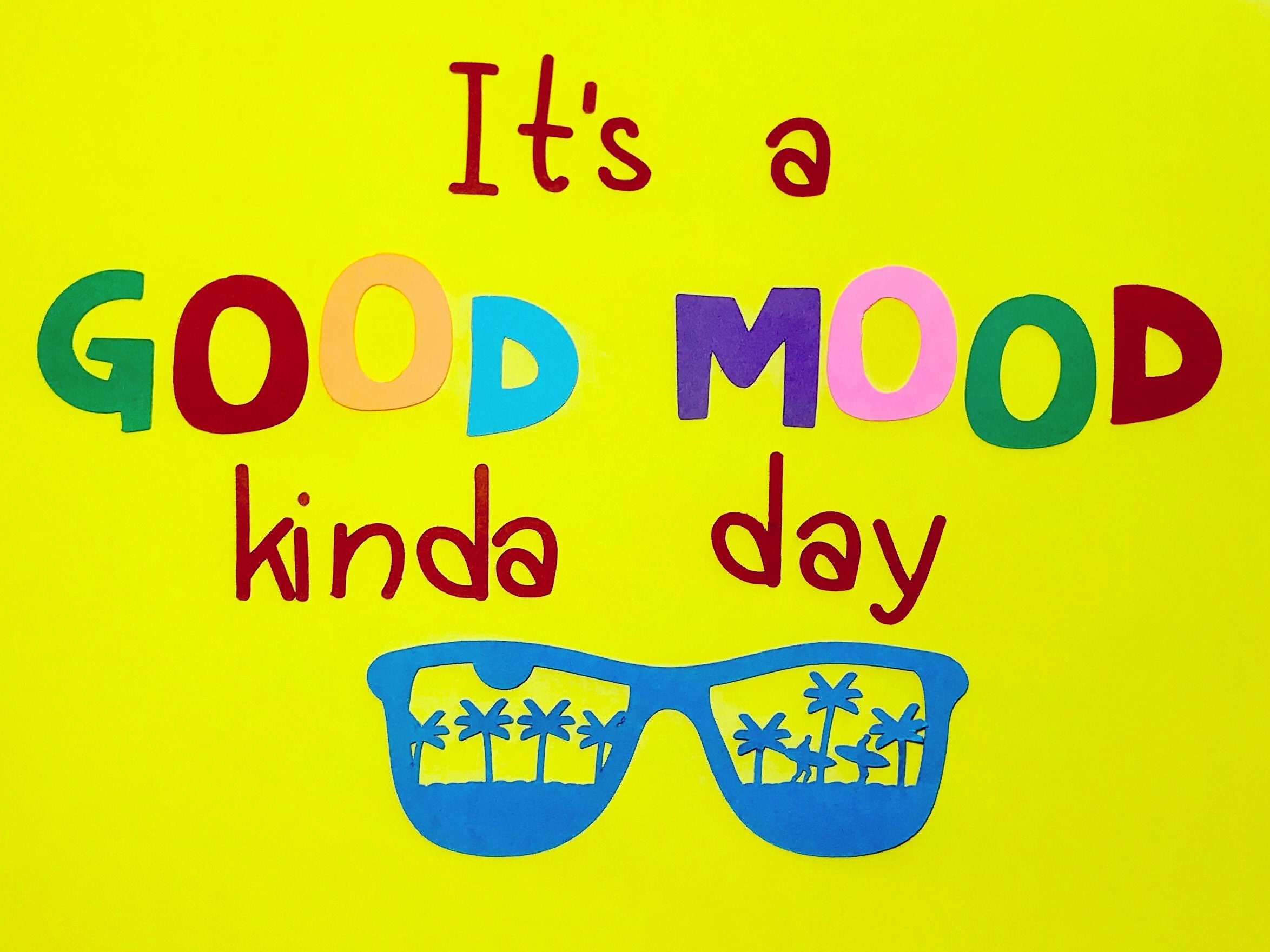 Good Mood Motivational Bulletin Board Set for School Home or - Etsy