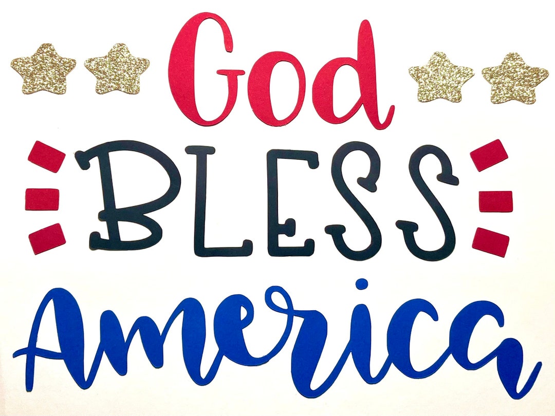 God Bless America Bulletin Board Set for School, Church, or Home - Etsy