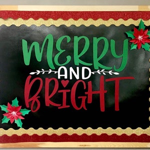 Festive Holiday Bulletin Board Set for School, Home, or Church - Etsy