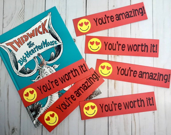 Smiley Face Bookmarks for Students, Friends, or Family (set of Twelve ...