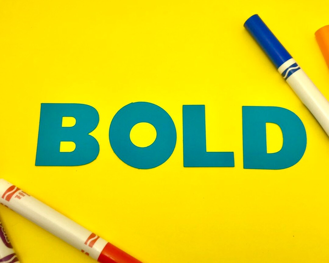 BOLD Font Alphabet Die Cut Letters Bulletin Board Set for School ...