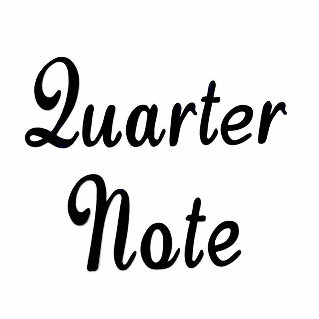 QUARTER NOTE Font Alphabet Die Cut Letters Bulletin Board Set for ...