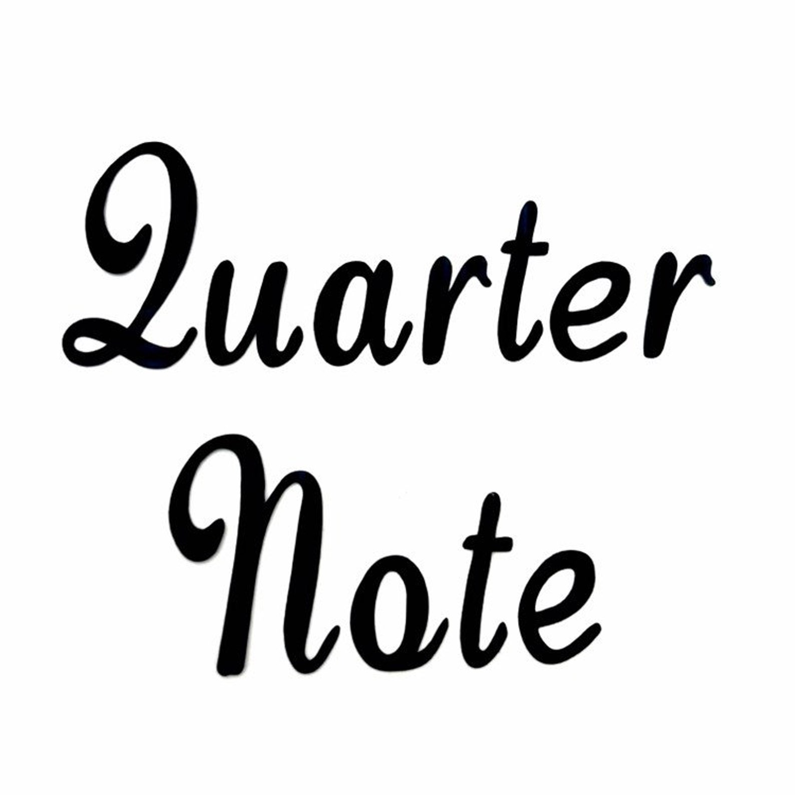QUARTER NOTE Font Alphabet Die Cut Letters Bulletin Board Set | Etsy