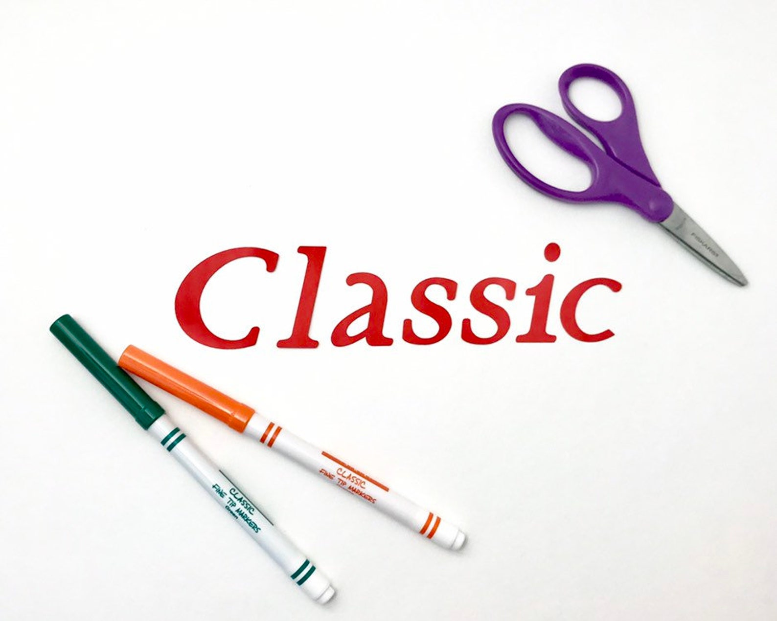 CLASSIC Font Alphabet Die Cut Letters Bulletin Board Set for | Etsy