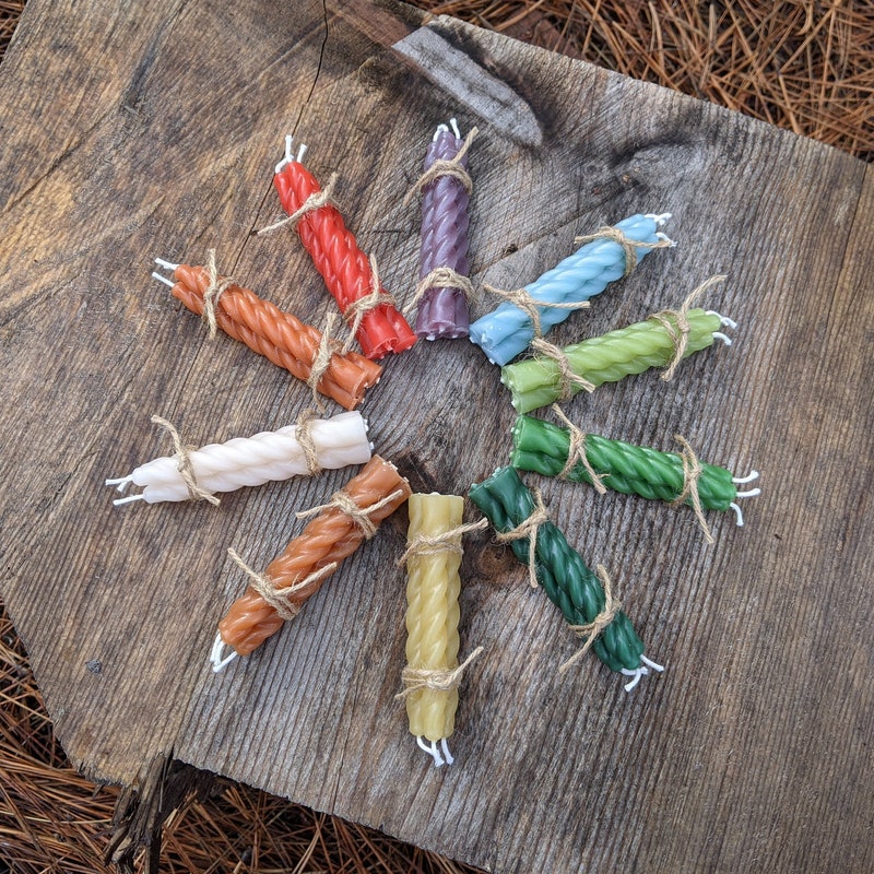 Spiral Spell Candles - Etsy