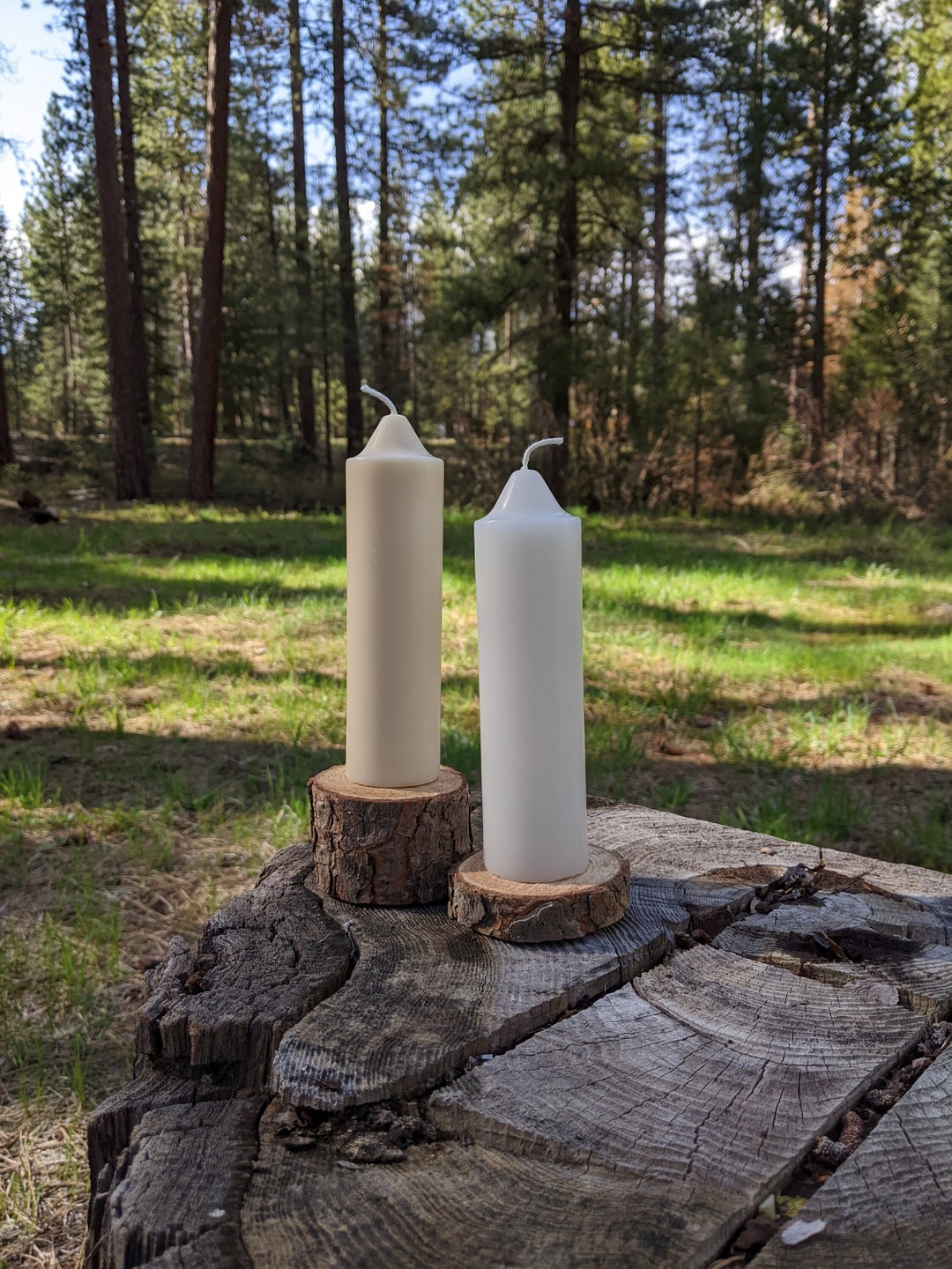 Sustainable Emergency Candles, Thick Tapers Handcrafted From Recycled ...