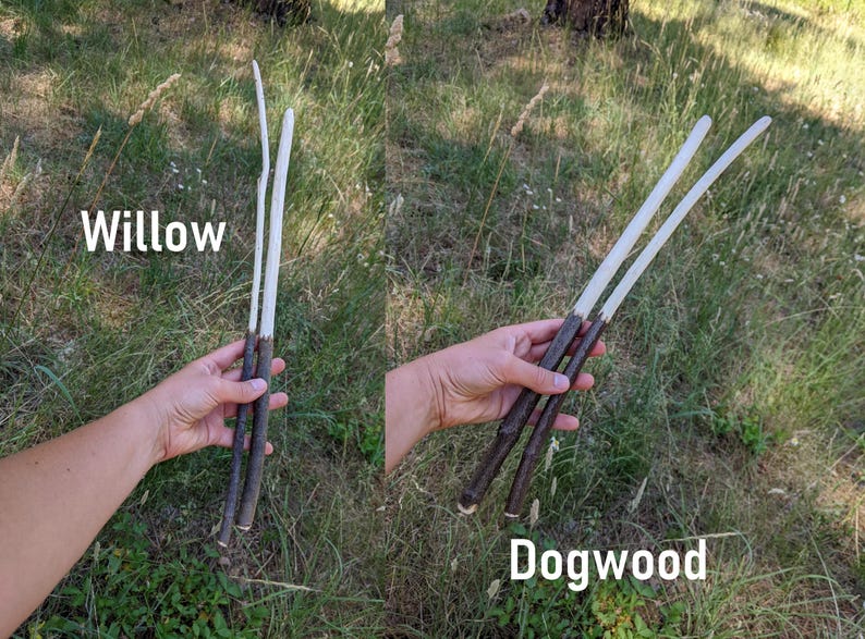 Rustic Natural Wand, Choose Your Tree Species, Woodland Magic for ...