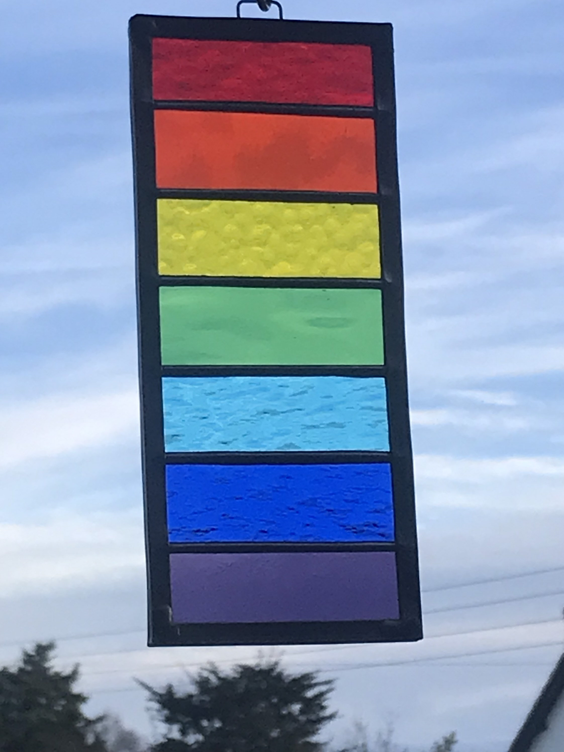 Stained Glass Rainbow Ladder - Etsy
