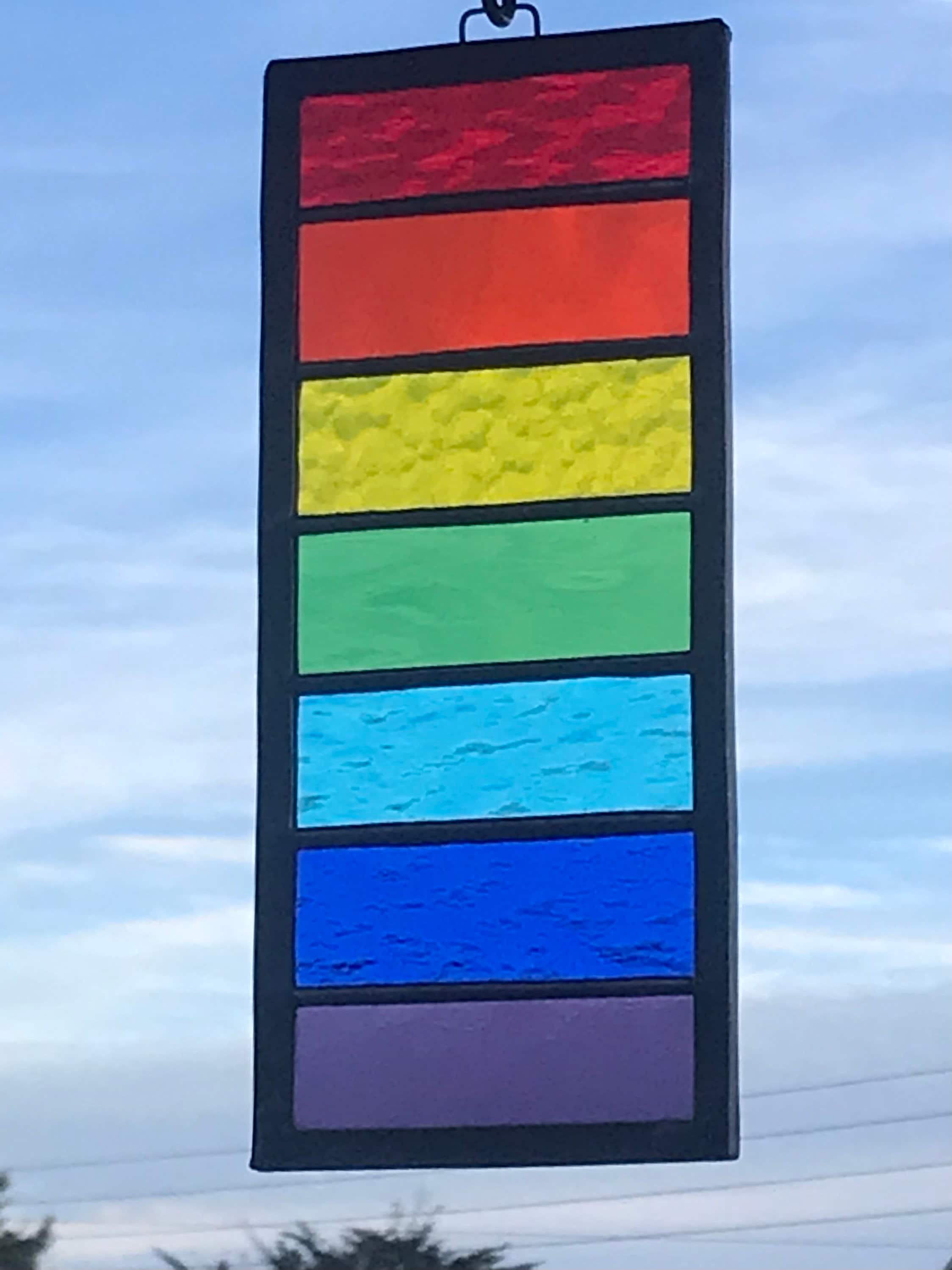Stained Glass Rainbow Ladder - Etsy