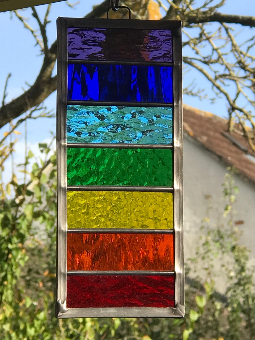 Stained Glass Chakra Ladder - Etsy