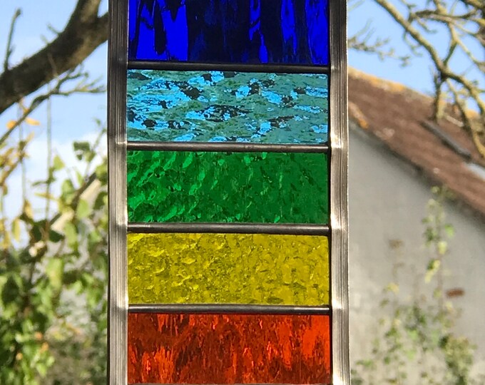 Stained Glass Chakra Ladder - Etsy