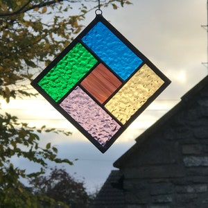 Stained Glass Colour Square - Etsy