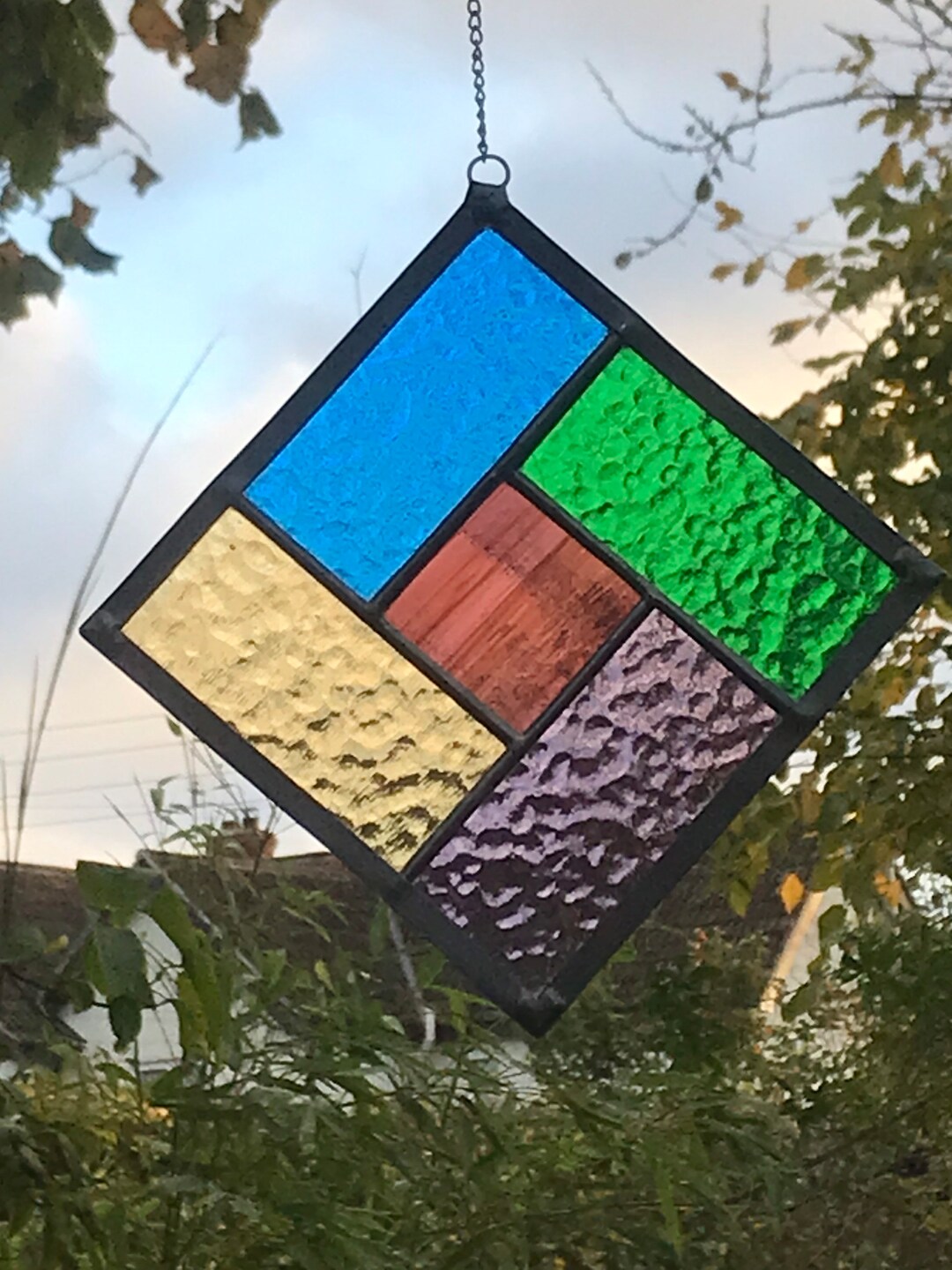 Stained Glass Colour Square - Etsy
