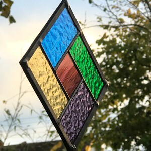 Stained Glass Colour Square - Etsy