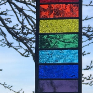 Stained Glass Rainbow Ladder - Etsy