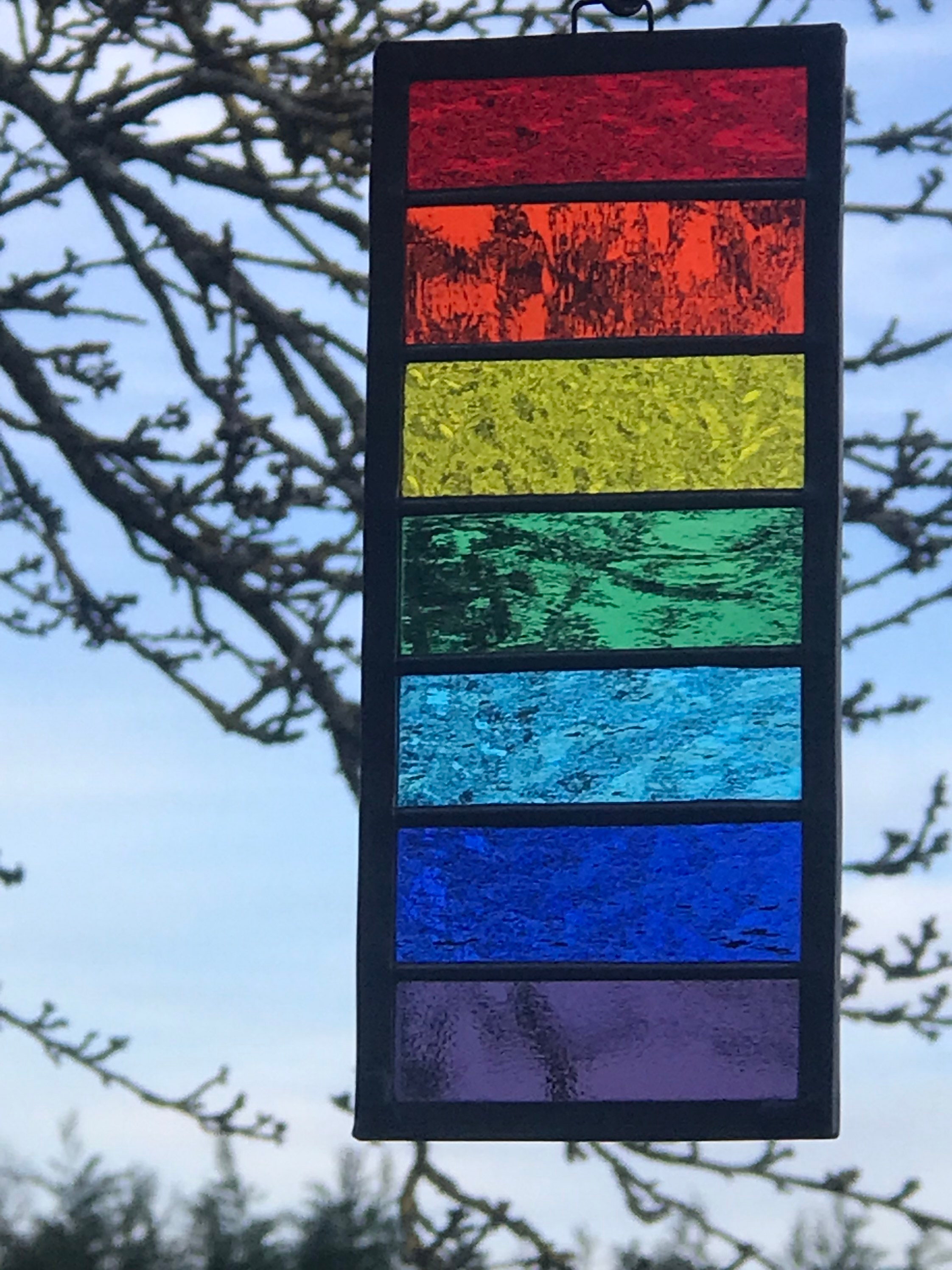 Stained Glass Rainbow Ladder - Etsy