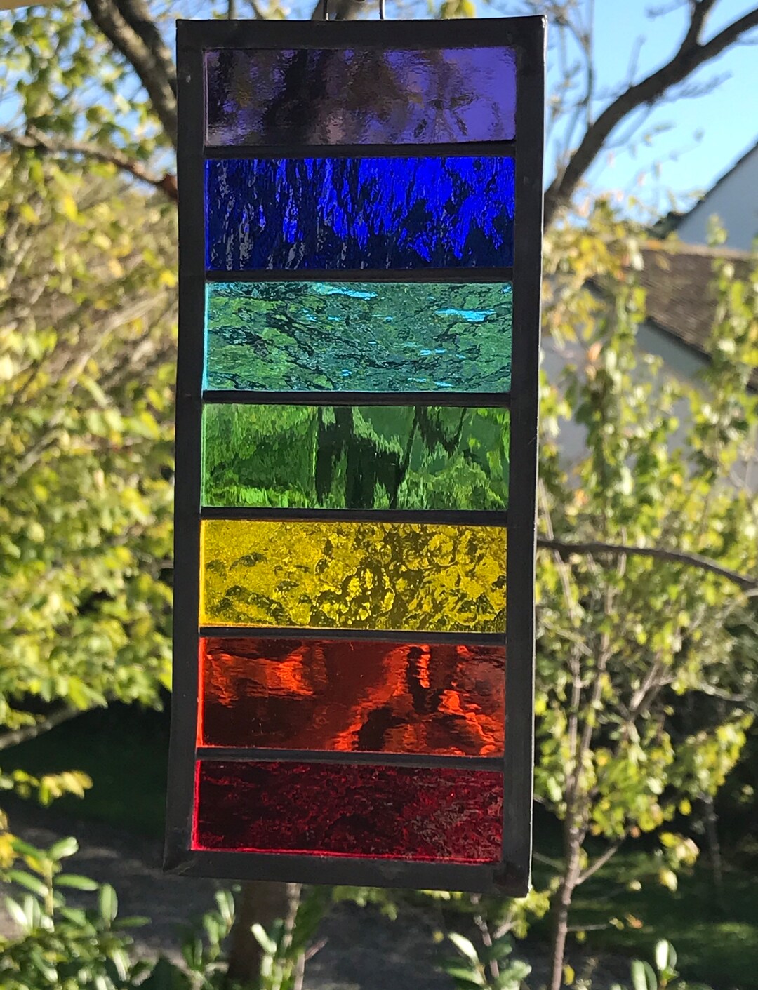 Stained Glass Chakra Ladder - Etsy