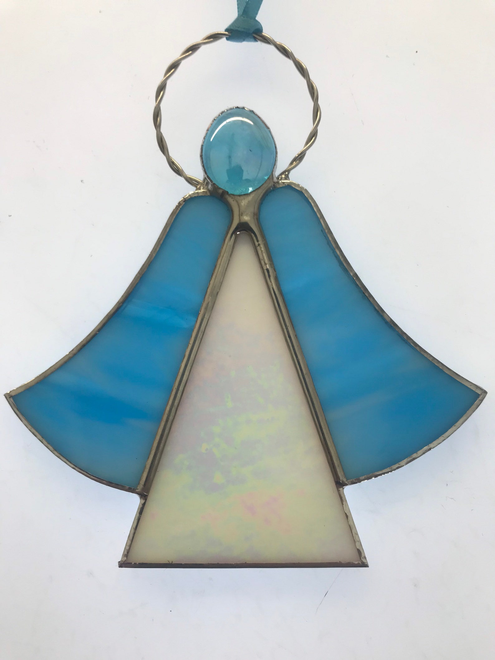 Stained Glass Angel With Whispy Wings - Etsy