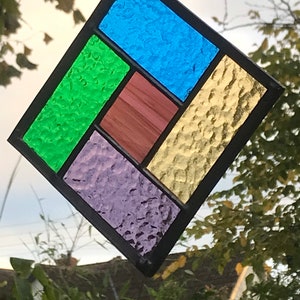 Stained Glass Colour Square - Etsy