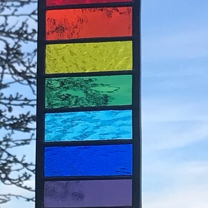 Stained Glass Rainbow Ladder - Etsy