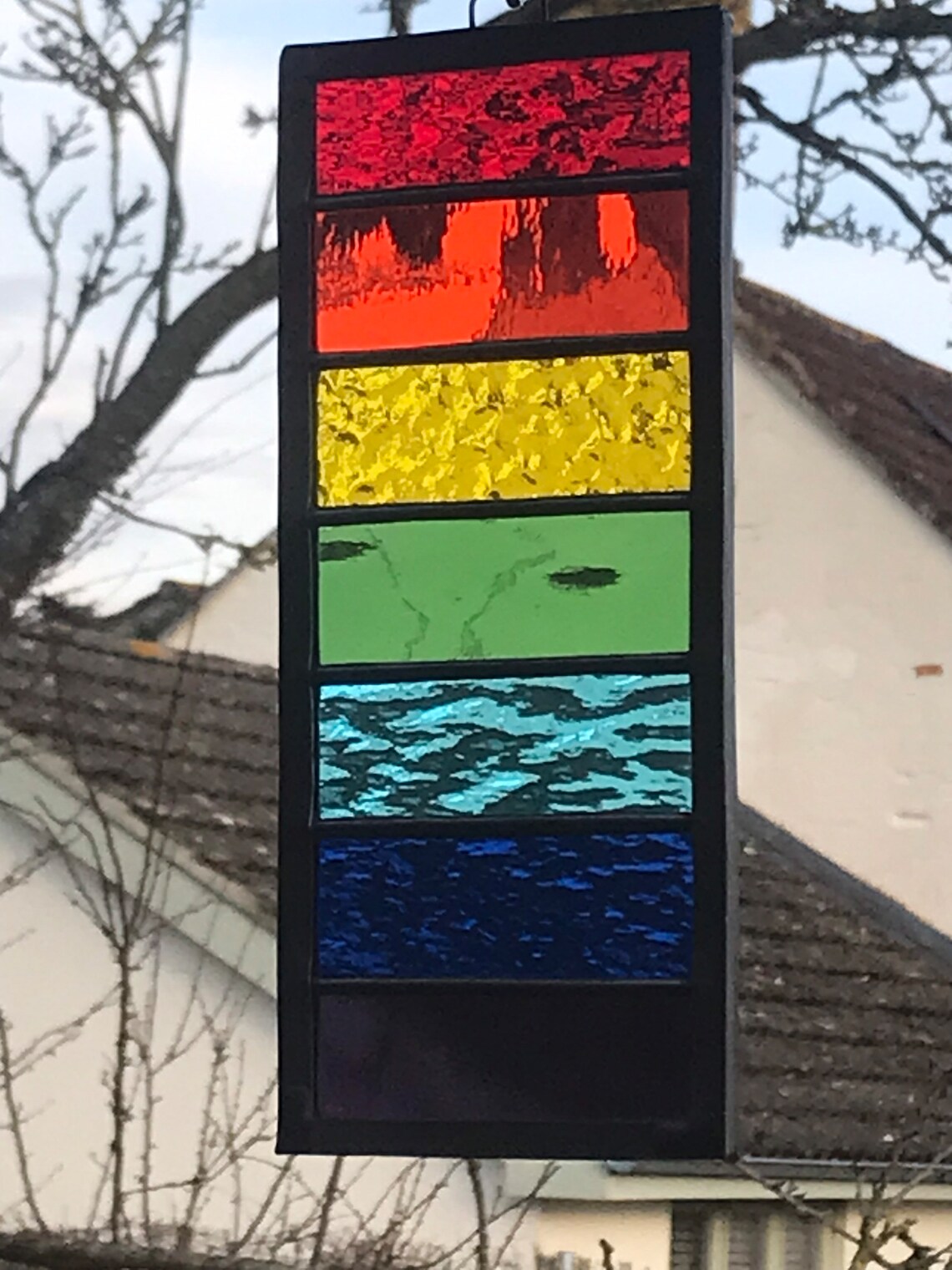 Stained Glass Rainbow Ladder - Etsy