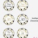 Printable 40th Birthday Cupcake Toppers and Wrappers Gold & - Etsy